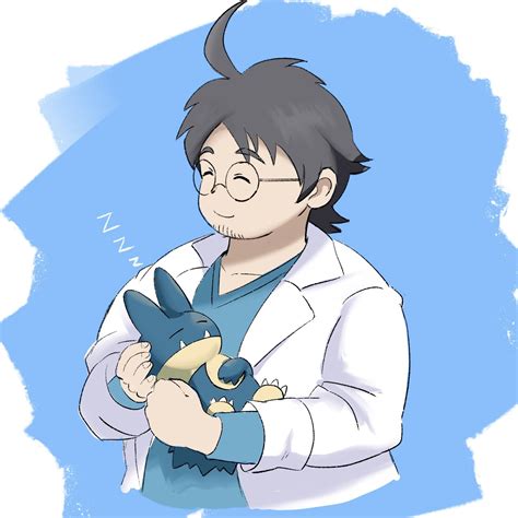 Munchlax And Professor Neroli Pokemon And 1 More Drawn By Kosuke
