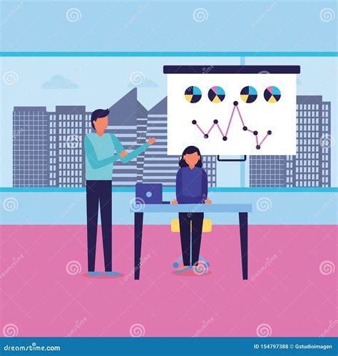 Workflow And Infographic Vector Design Stock Illustration Illustration Of Business