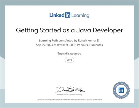 Rajesh Kumar D On Linkedin Java Problemsolving Careergrowth