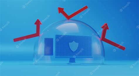 premium photo cyber security concept 3d rendering