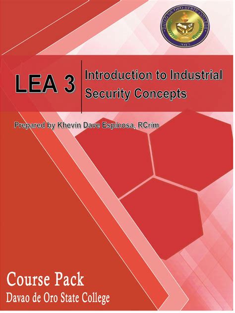 lea 3 intro to industrial security concepts pdf security alarm
