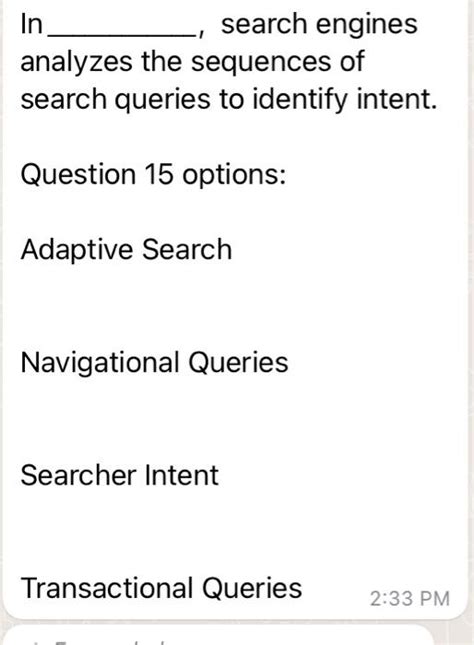 Solved In Search Engines Analyzes The Sequences Of Search Chegg Com