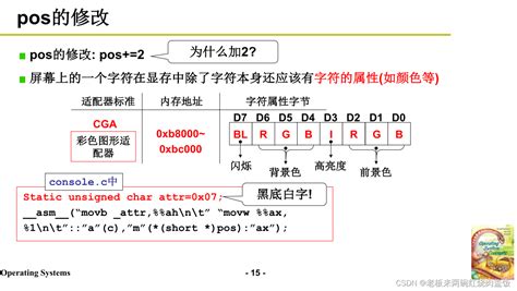 哈工大李治军老师操作系统笔记【24】：i o与显示器（learning os concepts by coding them ） csdn博客