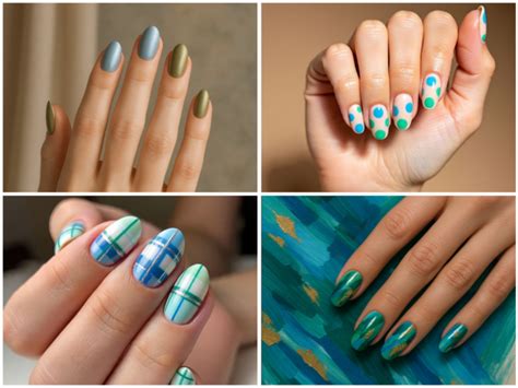 20 Unique Blue And Green Nail Designs To Transform Your Look