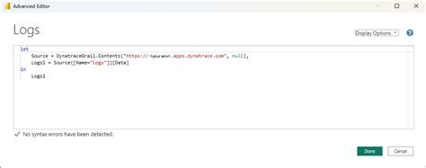 Power Bi Verbinden Met Dynatrace Grail Power Query Microsoft Learn
