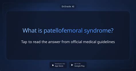 What Is Patellofemoral Syndrome