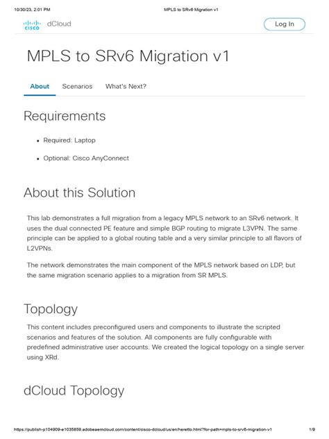 mpls to srv6 migration 1 pdf command line interface networking