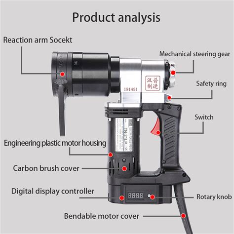 China Electric Digital Torque Wrench Hex Head Bolts Y Series And L