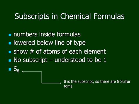 topic chemical formulas ppt download