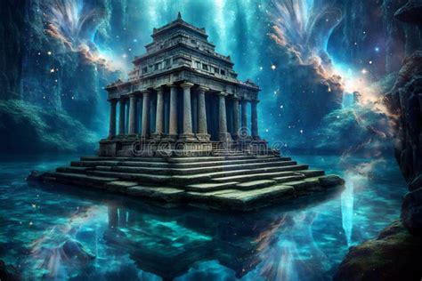 Fantasy Cosmic Temple Stock Illustrations 302 Fantasy Cosmic Temple