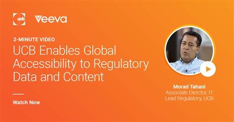 Ucb Enables Global Accessibility To Regulatory Data And Content Veeva