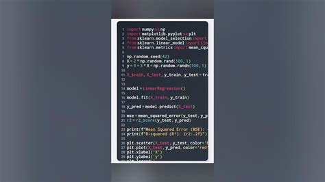 linear regression model ml and ai programmingtutorial youtube
