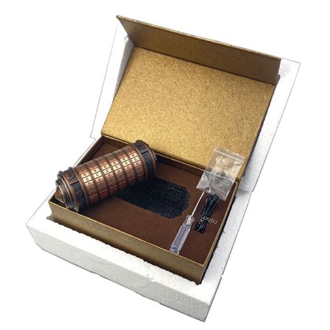 Leonardo Davinci Code Toys Metal Cryptex Locks Wed Vicedeal