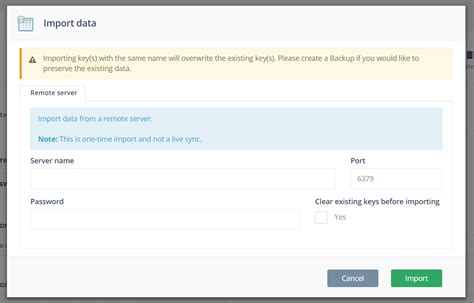 Importing Redis Data From A Remote Server