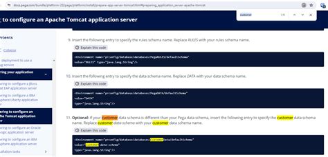 By Default Customerdata Data Admin Db Name Points To Pegadata Schema