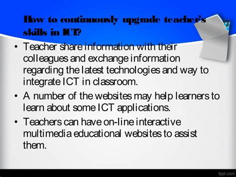 Integrating Ict Into Teaching And Learning In Malaysian School Ppt