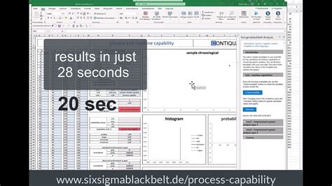 Process Capability Excel Template