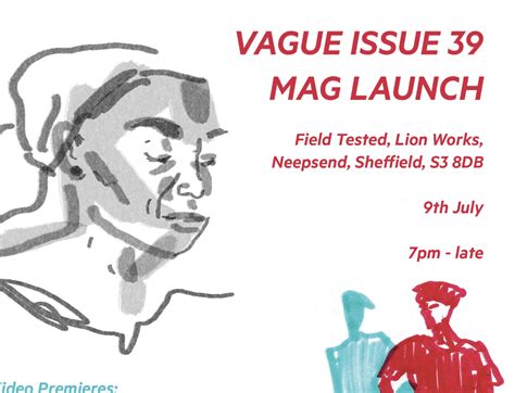 Vague Mag Issue 39 Launch Vague