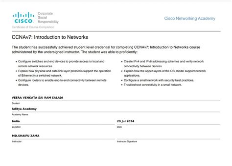 Cisco Ccna Networking Technicalhub Veera Venkata Sai Ram Saladi