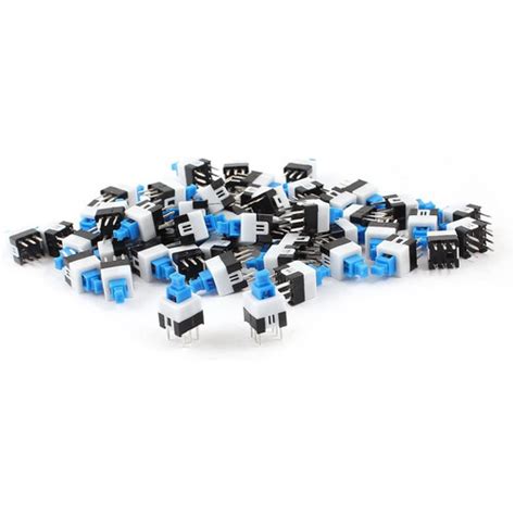 Jual Mini Push Self Locking Switch 6 Pin Square 7mmx7mm Kota Bandung Alfa Electronics