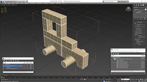 3d Wooden Constructor Car Turbosquid 2243480