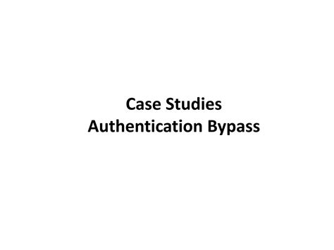 Broken Authentication And Authorization Ppsx Databases Computer Software And Applications