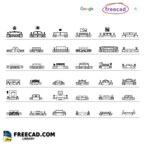 Beds In Front View Files FREE Download Library AutoCAD