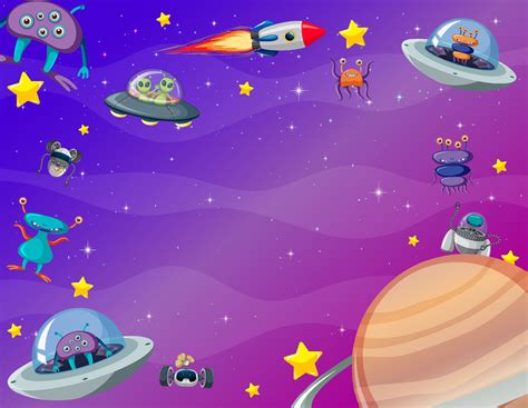 A Banner Outer Space Scence Background 4552494 Vector Art At Vecteezy