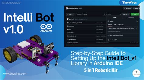 Guide To Setting Up The Intellibotv1 Library In Arduino Ide Techeonics