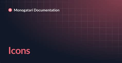 icons monogatari documentation