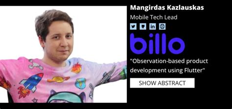 Mangirdas Kazlauskas On Linkedin Flutterdev Flutter Conference