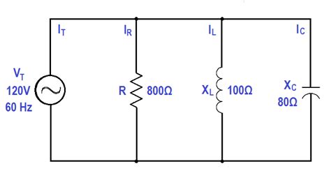 calculate power in parallel rcl circuit inst tools