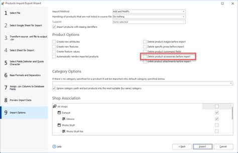 Bulk Assign PrestaShop Accessories To Products Via Import