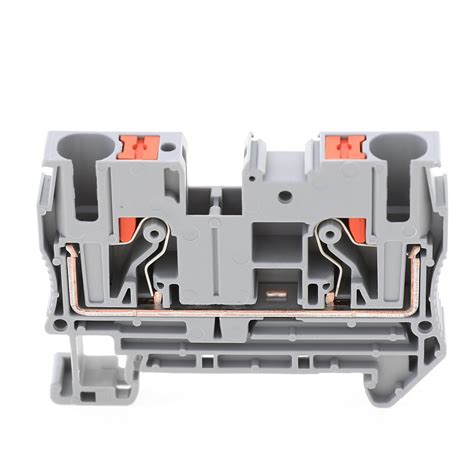 Hot Push In Feed Through Pt Series Din Rail Terminal Blocks China