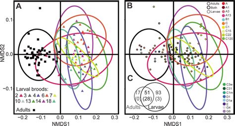 Nonmetric Multidimensional Scaling Nmds Split Biplot Based On A