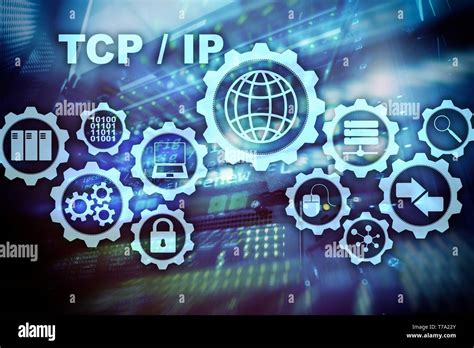 Tcp Ip Networking Transmission Control Protocol Internet Technology Concept Stock Photo Alamy
