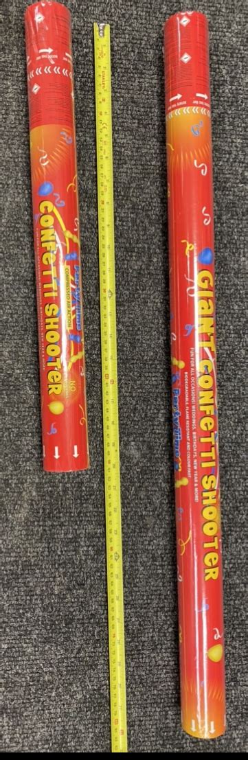 Giant Confetti Shooter Party Wedding Poppers Compressed Air Cannon