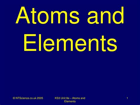 PPT Atoms And Elements PowerPoint Presentation Free Download ID 8575415