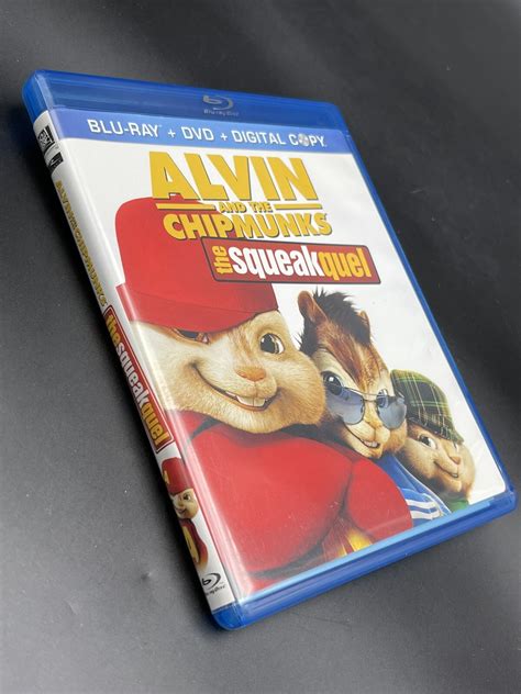 Alvin And The Chipmunks The Squeakquel Blu Ray Dvd 2010 3 Disc Set