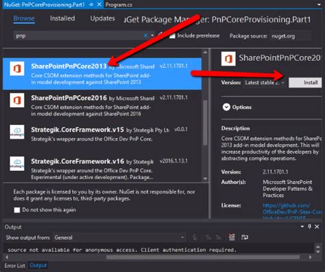 Csharpforyou Pnp Core Provisioning Part 1