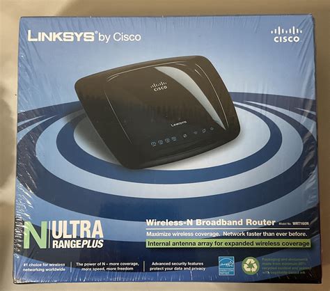 Used Cisco Linksys By Cisco N Ultra Range Plus Wireless N Broadband Router Wrt160n Ubb Threads