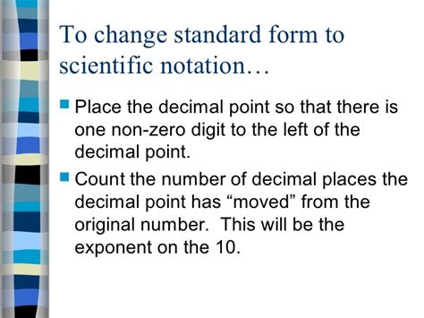 Standard To Scientific Notation Converter Ivrewhsa