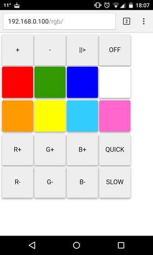 Control Rgb Strip With Wifi Esp8266 And Arduino Stupid Projects