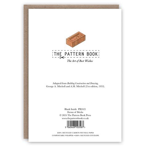 Forms Of Bricks The Pattern Book