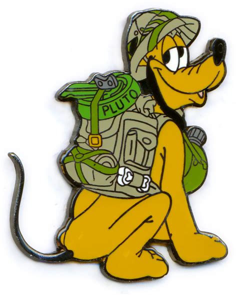 17697 Pluto In Safari Gear Safari Disney Characters
