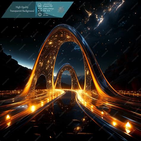 A Hypothetical Tunnellike Structure Connecting Two Separate Points In Space Pgn Premium Ai