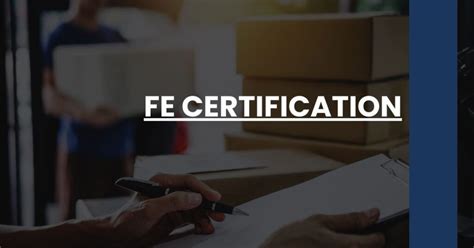 Fe Certification Fe 101