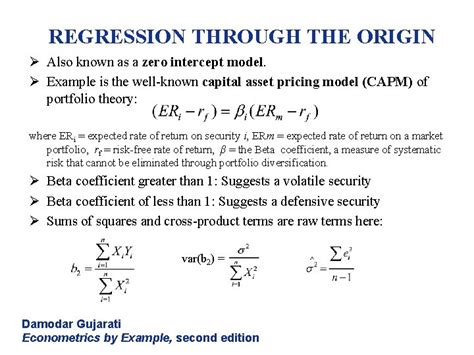 CHAPTER FUNCTIONAL FORMS OF REGRESSION MODELS Damodar