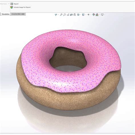 solidworks on linkedin simulation explained donut drop test