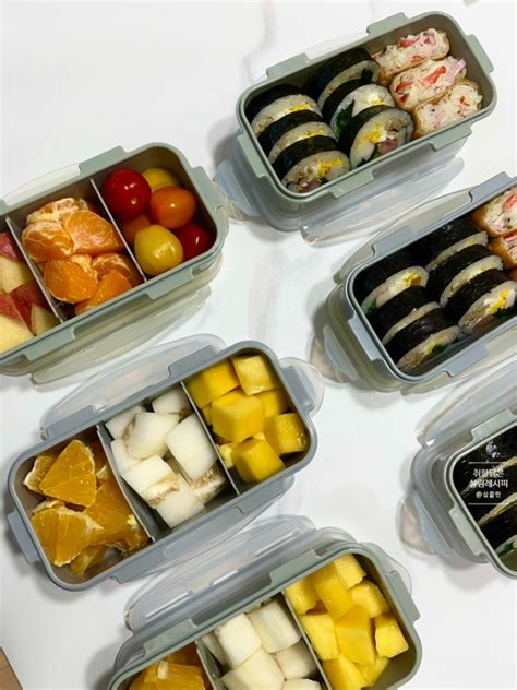 나들이 도시락 집 김밥 과일 도시락 예쁘게 싸기 네이버 블로그